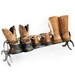 Rustic Horseshoe Boot Rack 1, 2, 3, or 4 Pairs Handmade the Heritage ...