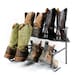 Rustic Double Decker Horseshoe Boot Rack 4 Pairs the Heritage Forge - Etsy