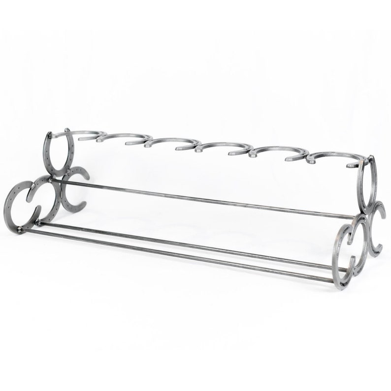 Rustic Horseshoe Boot & Shoe Rack the Heritage Forge - Etsy