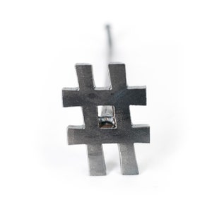 Hash Tag Branding Iron - 2" - BBQ, Crafts, Woodworking Projects - the ...