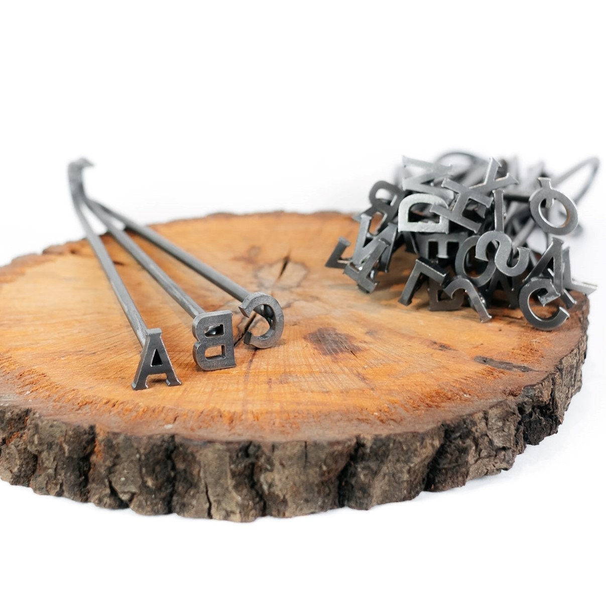 A-Z Alphabet Branding Irons 1 Tall 26 Letters - Etsy