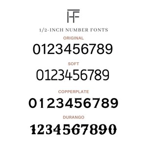 0-9 Number Branding Irons - 1/2" Tall - 10 Numbers - 8" Straight Steel ...