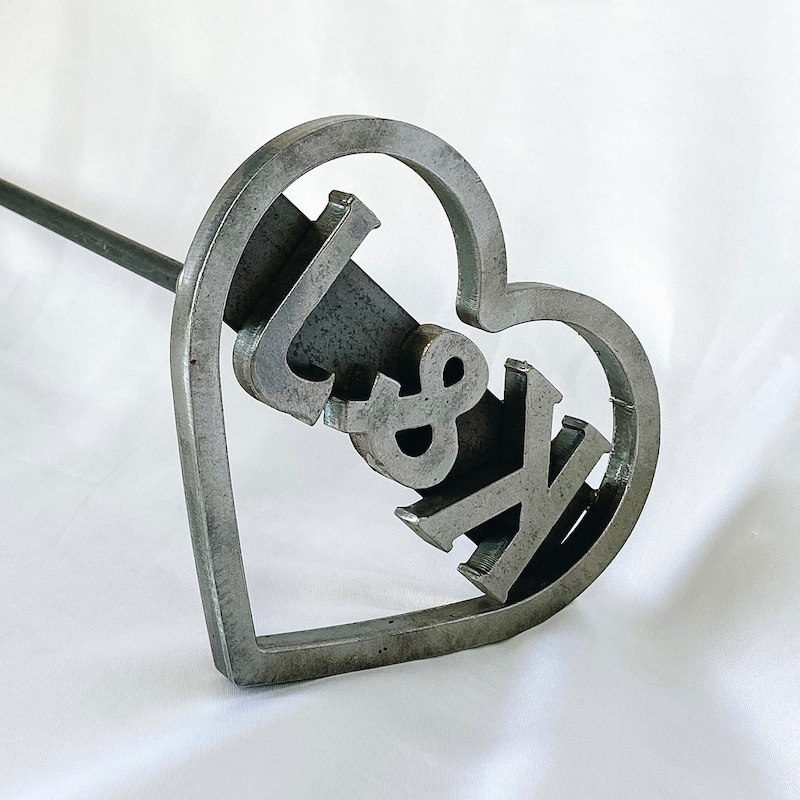Metal Iron Heart - Etsy