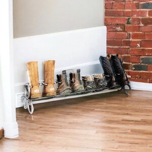 Rustic Horseshoe Boot Rack - 1, 2, 3, or 4 Pairs - Handmade - the ...