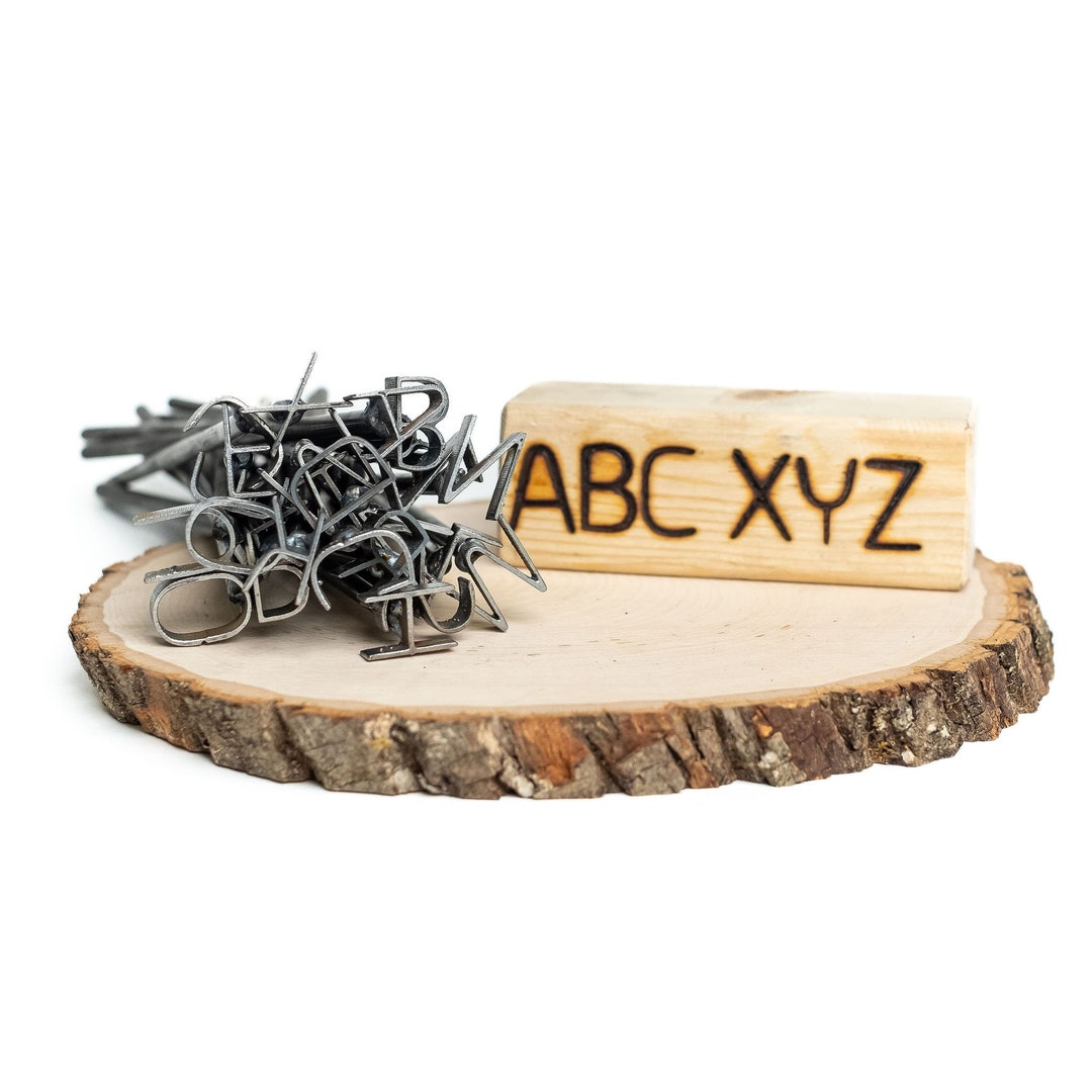 A-Z Alphabet Branding Irons 3/4 Tall 26 Letters - Etsy
