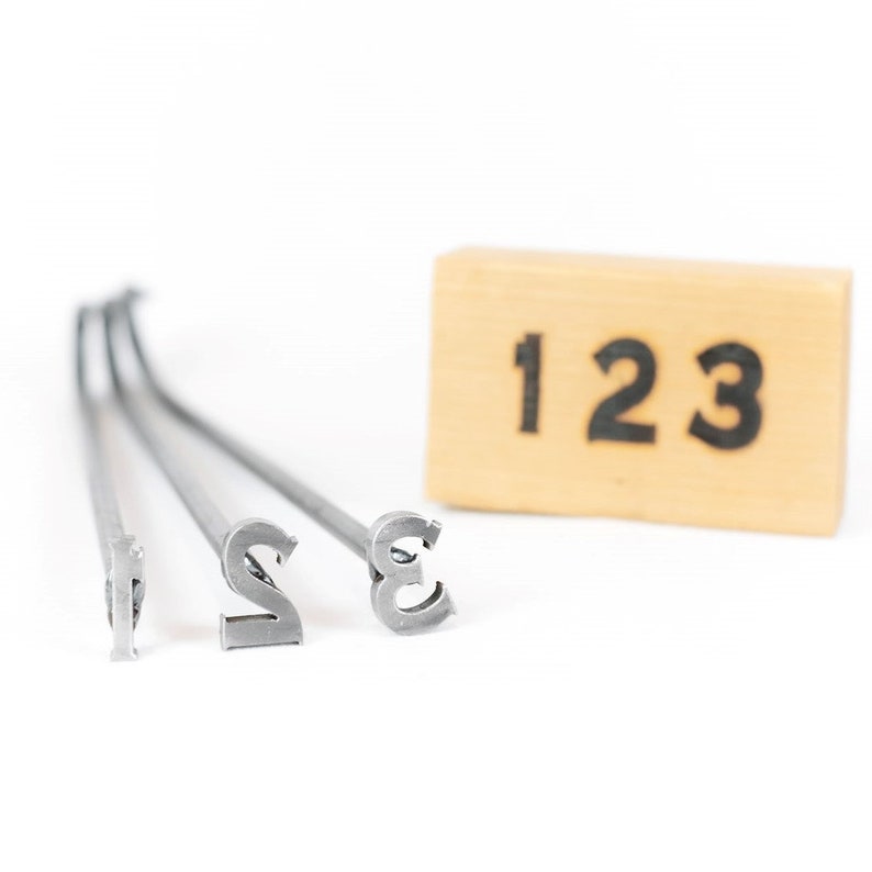 0-9 Number Branding Irons 1 Tall 10 Numbers Custom - Etsy
