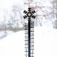 Snowman Snow Gauge / Snow Ruler / Snow Stake / Snow Depth Gauge ...