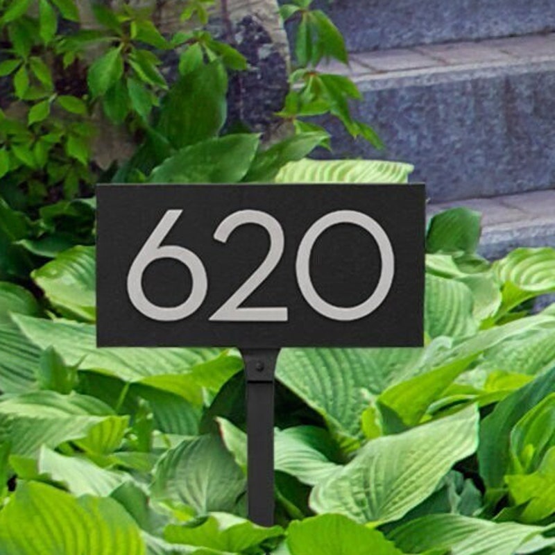 House Number Yard Sign - Etsy