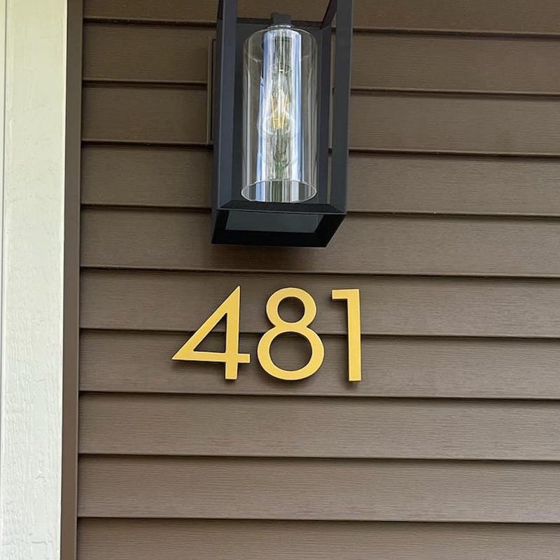 Large House Numbers - Etsy
