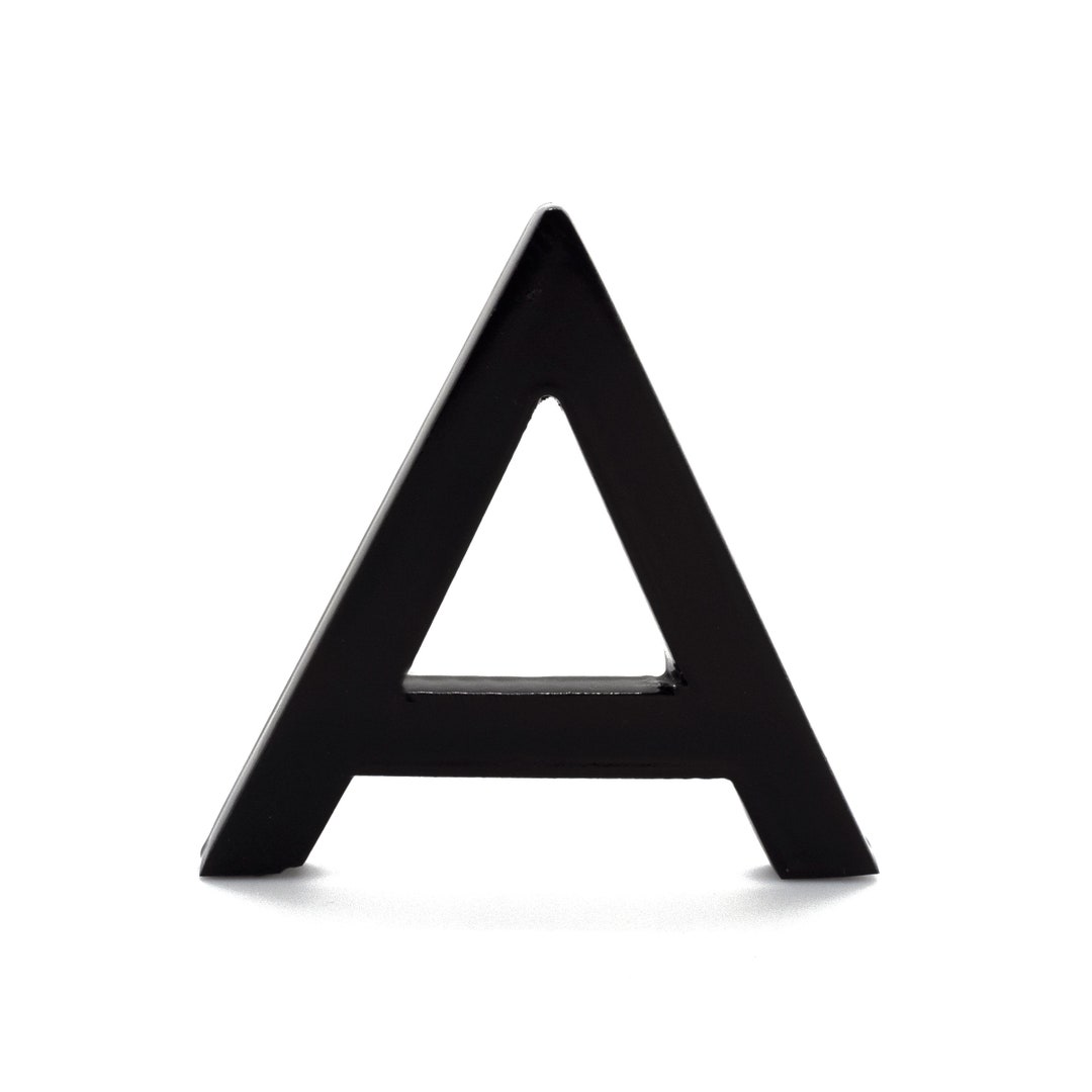 4 Inch Modern House Numbers & Letters, Floating or Flush, Durable ...