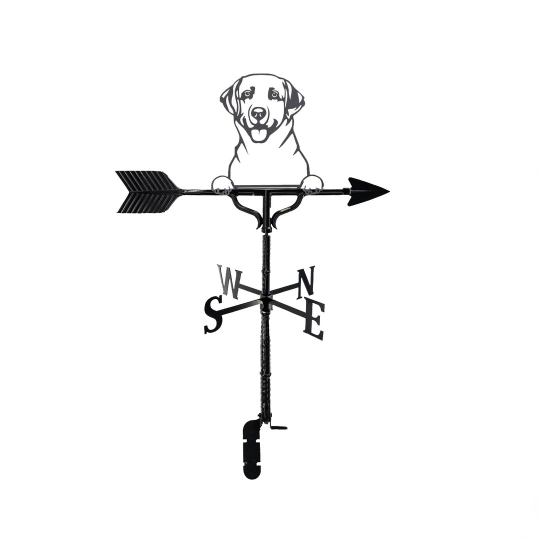 Custom Metal Dog Weathervane, Dog Breed Wind Vane With Arrow, 14 ...
