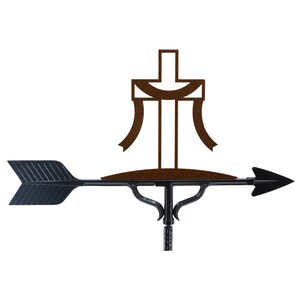 Deluxe Cross Weathervane, 14 Colors Available, Roof Mount Included ...
