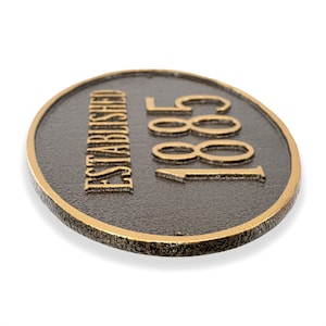 Historical Oval WALL or LAWN Plaque Signs - Circa, Established, Founded ...