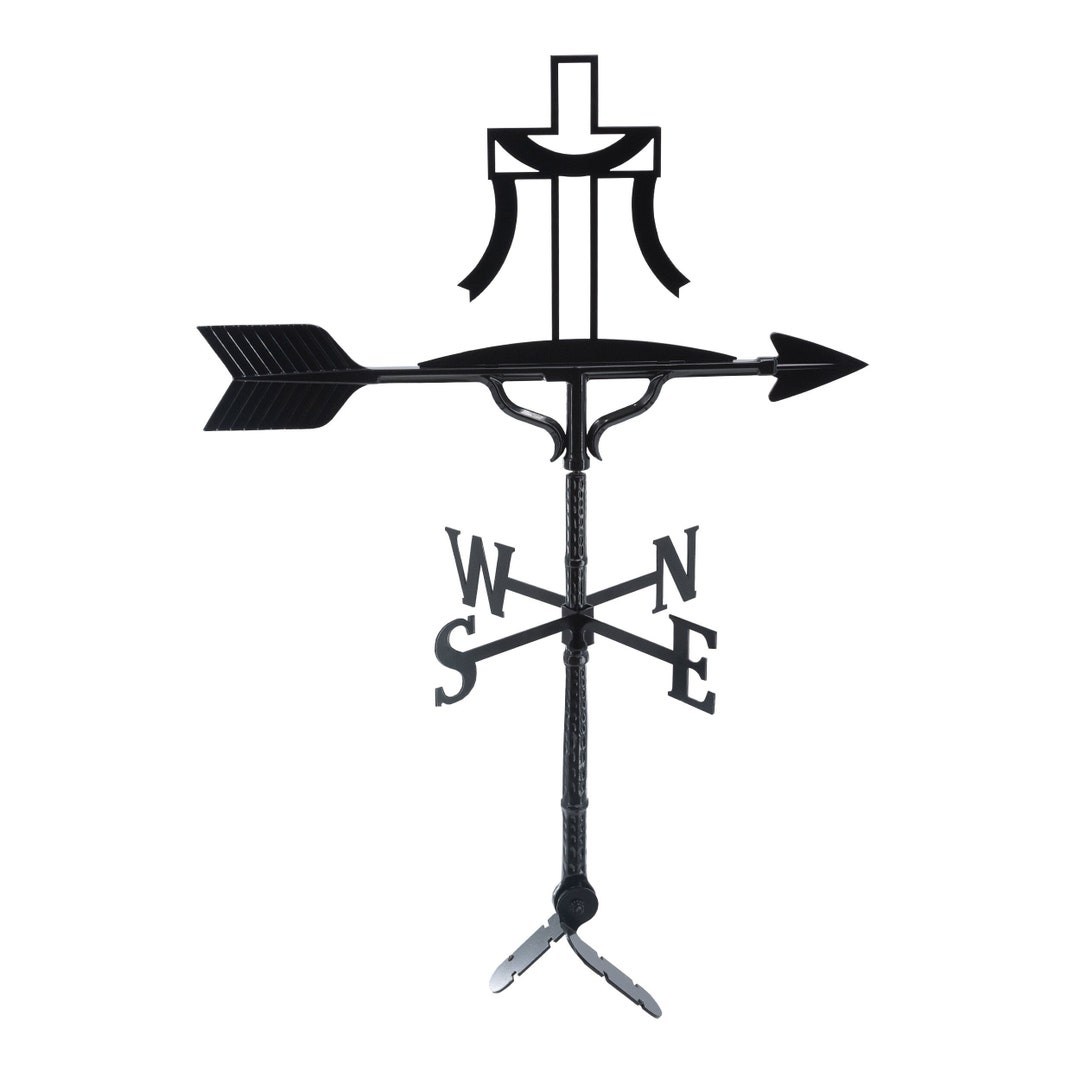 Cross Weathervane, 14 Colors Available, Roof Mount Included ...