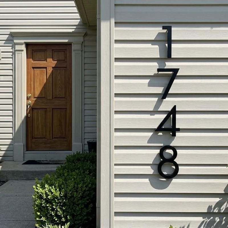 Large House Numbers - Etsy