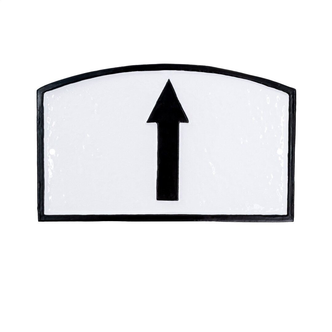 Up Arrow Arch WALL or LAWN Statement Plaque Sign, Directional Sign ...