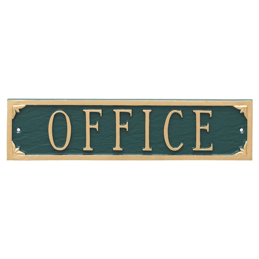 Office Statement Plaque Sign, Horizontal Office Sign, Office Door Sign ...