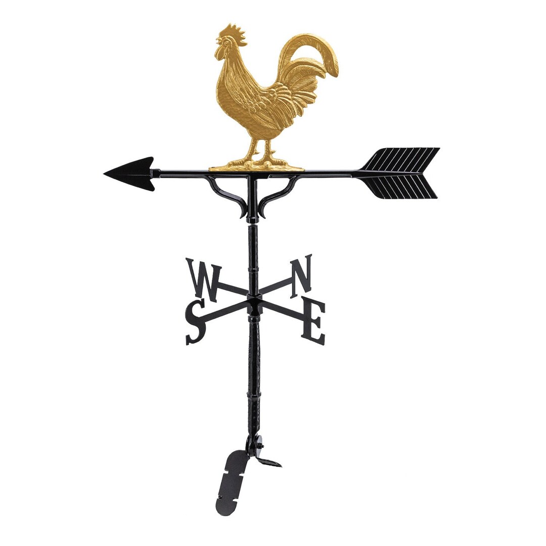 Rooster Weathervane, Chicken Weathervane, Rooster Decor, Roof Mount ...