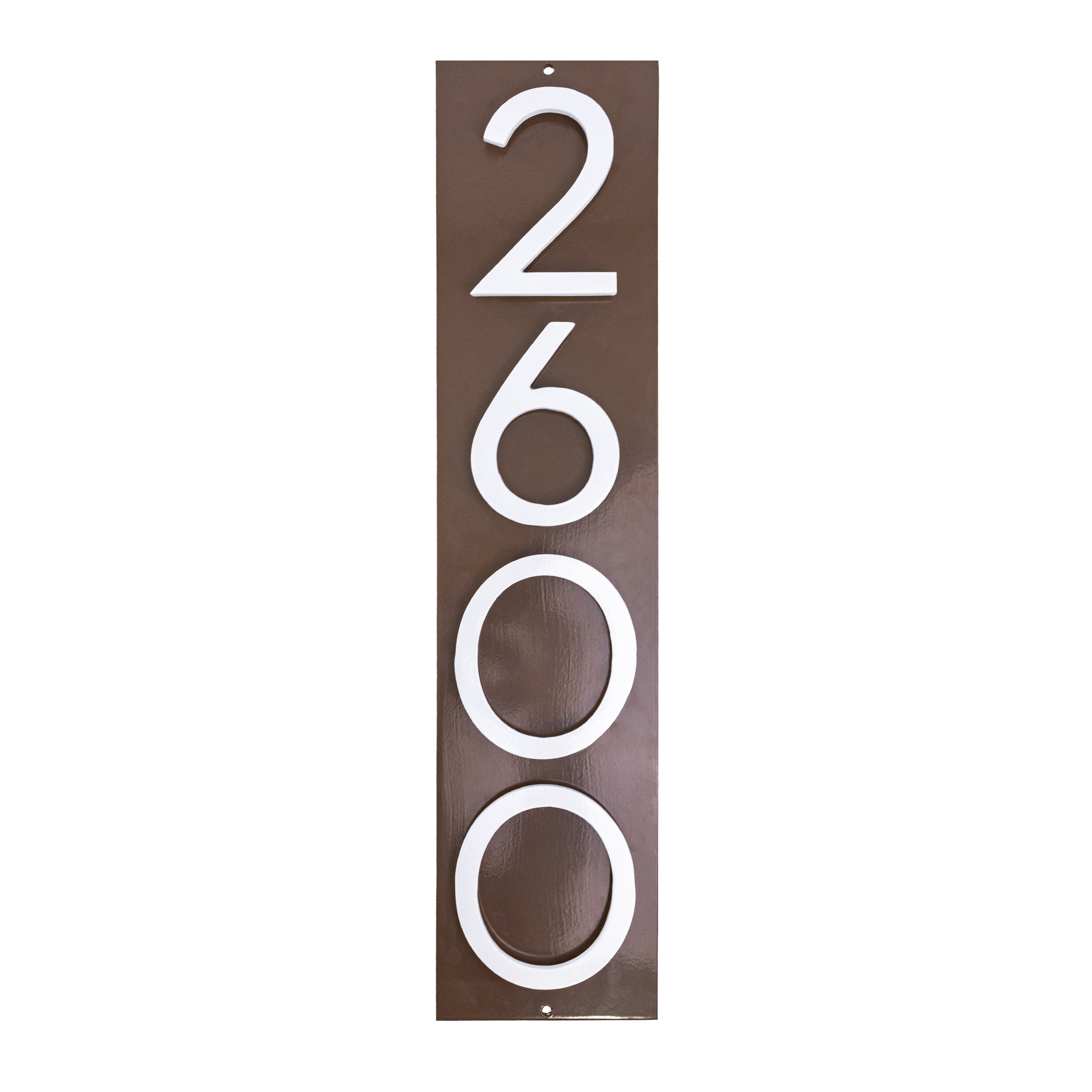 Modern Address Sign, 6 Inch Floating Number Address Sign, 1-5 Digits ...