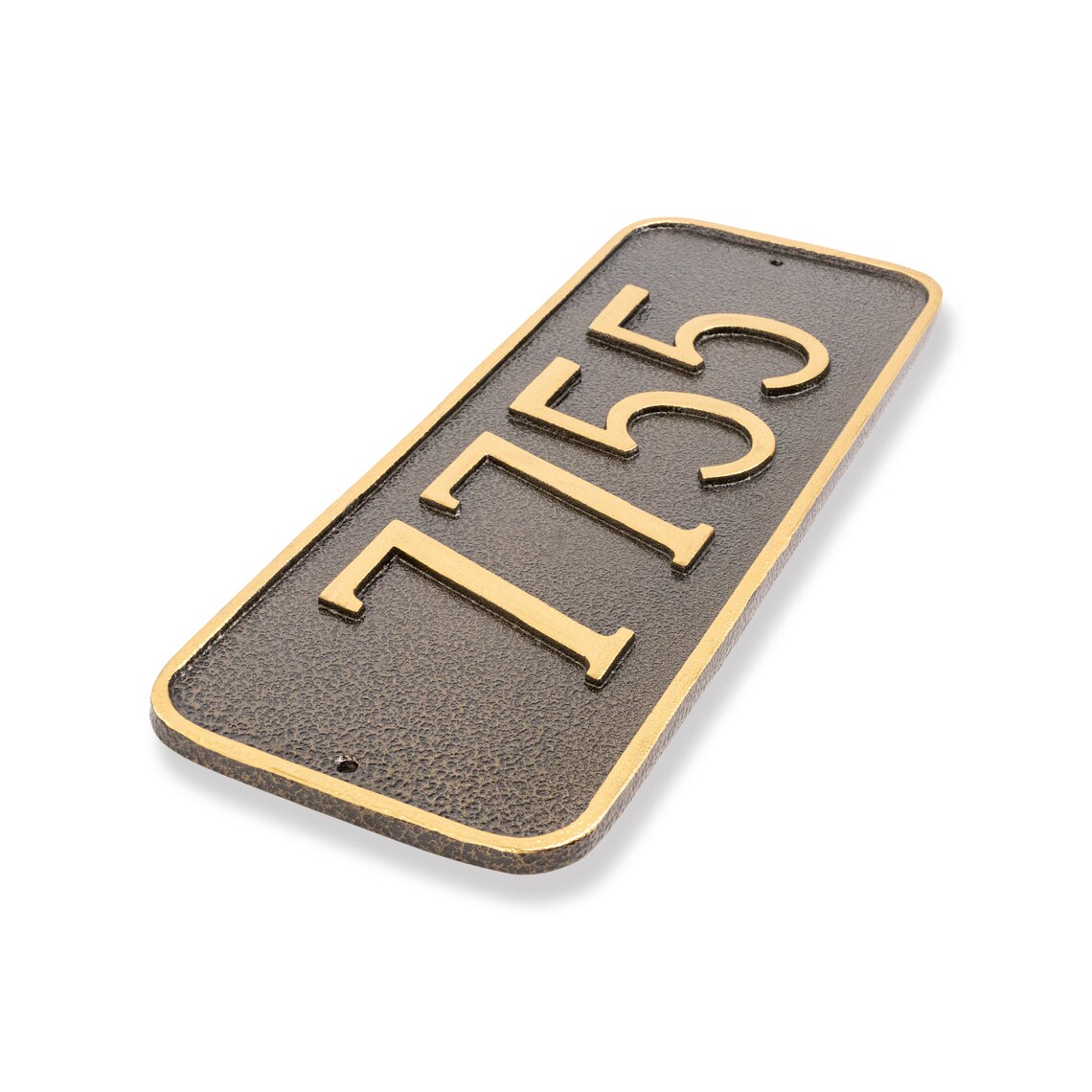 Rectangle Address Plaque - House Numbers - Address Sign - Wall or Lawn ...