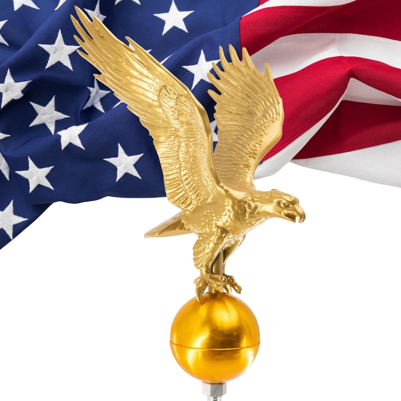 Eagle Flag Finial - Etsy