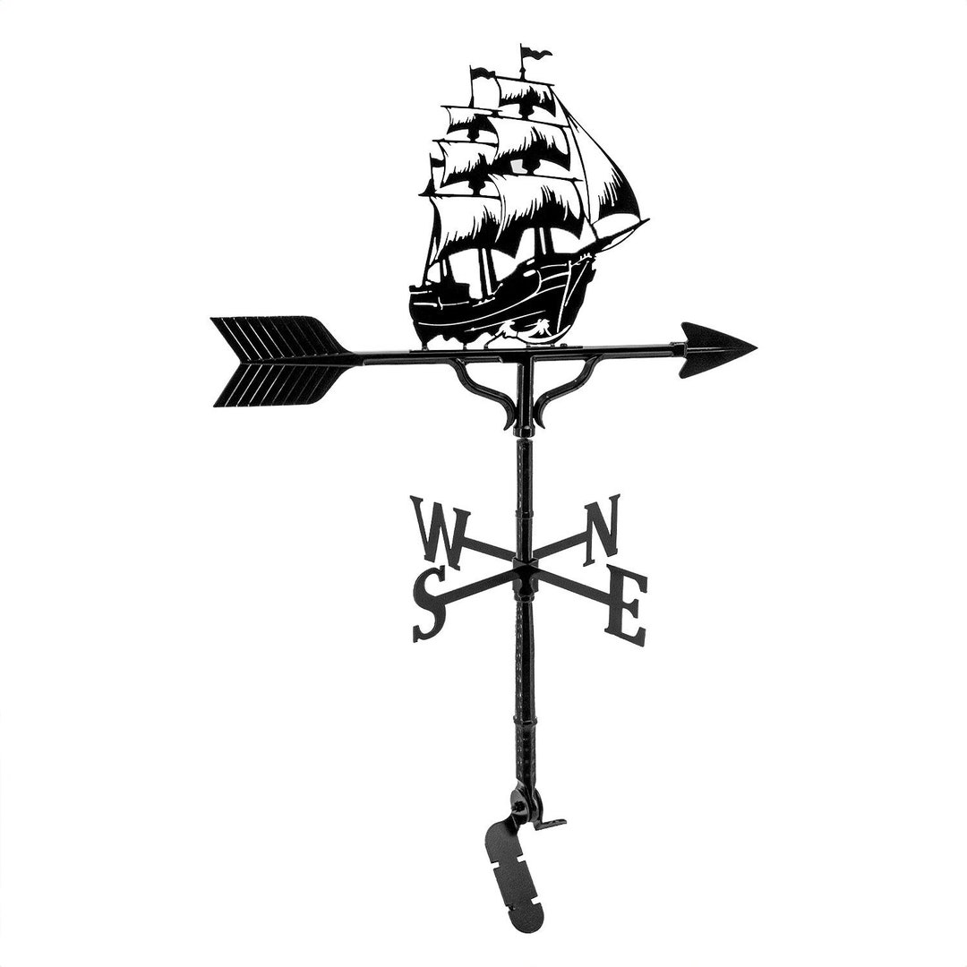 Pirate Ship Weathervane, Boat Weathervane, Handcrafted Metal ...