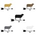 Sheep Weathervane, Roof Mount Included, Farm Decor, Large Sheep ...