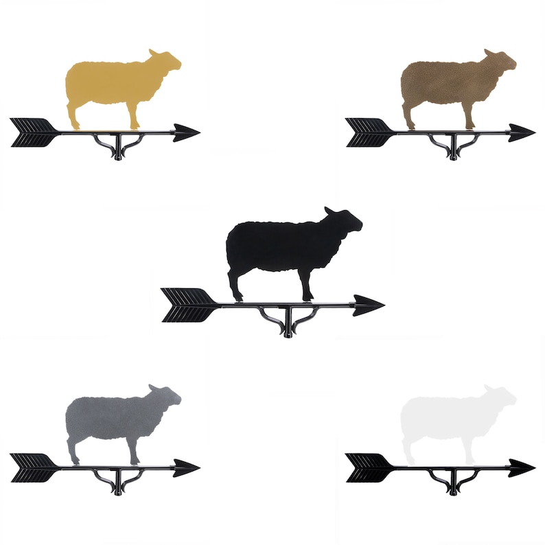 Sheep Weathervane, Roof Mount Included, Farm Decor, Large Sheep ...