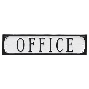 Office Statement Plaque Sign, Horizontal Office Sign, Office Door Sign ...