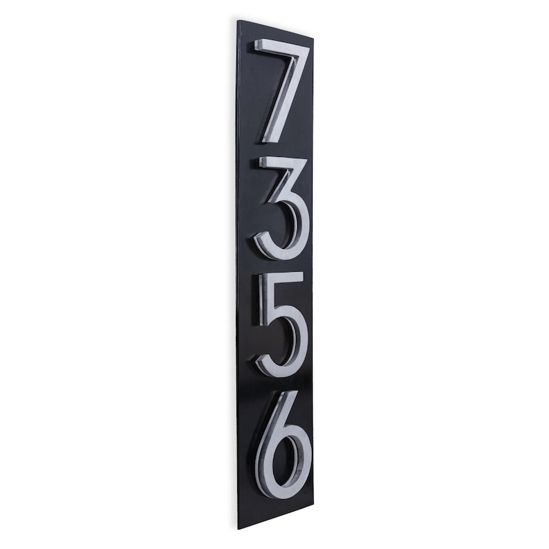 LED Address Sign, 4 Inch Numbers, 6 Inch Floating Number Address Sign ...