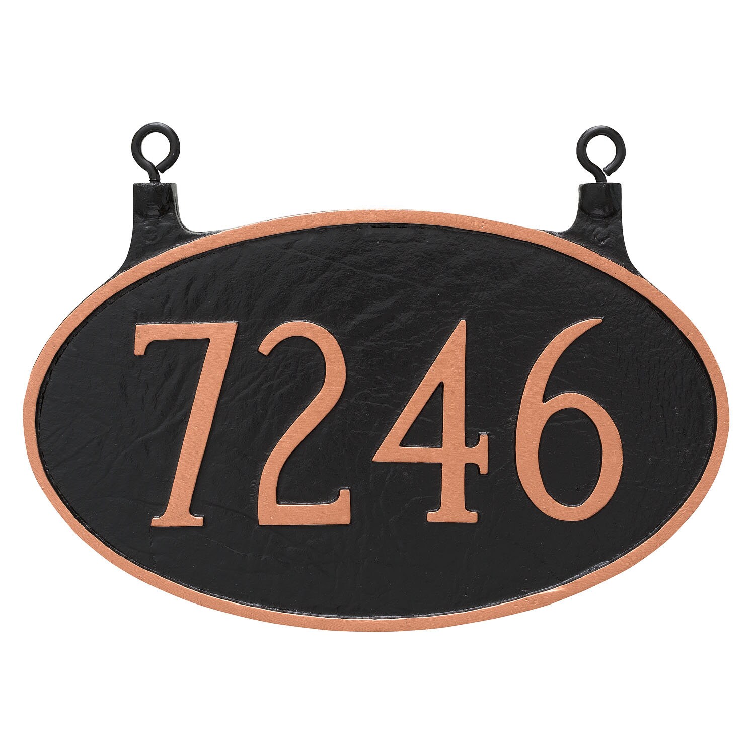Classic Oval Double-sided Hanging Address Plaque ONE Line - Etsy