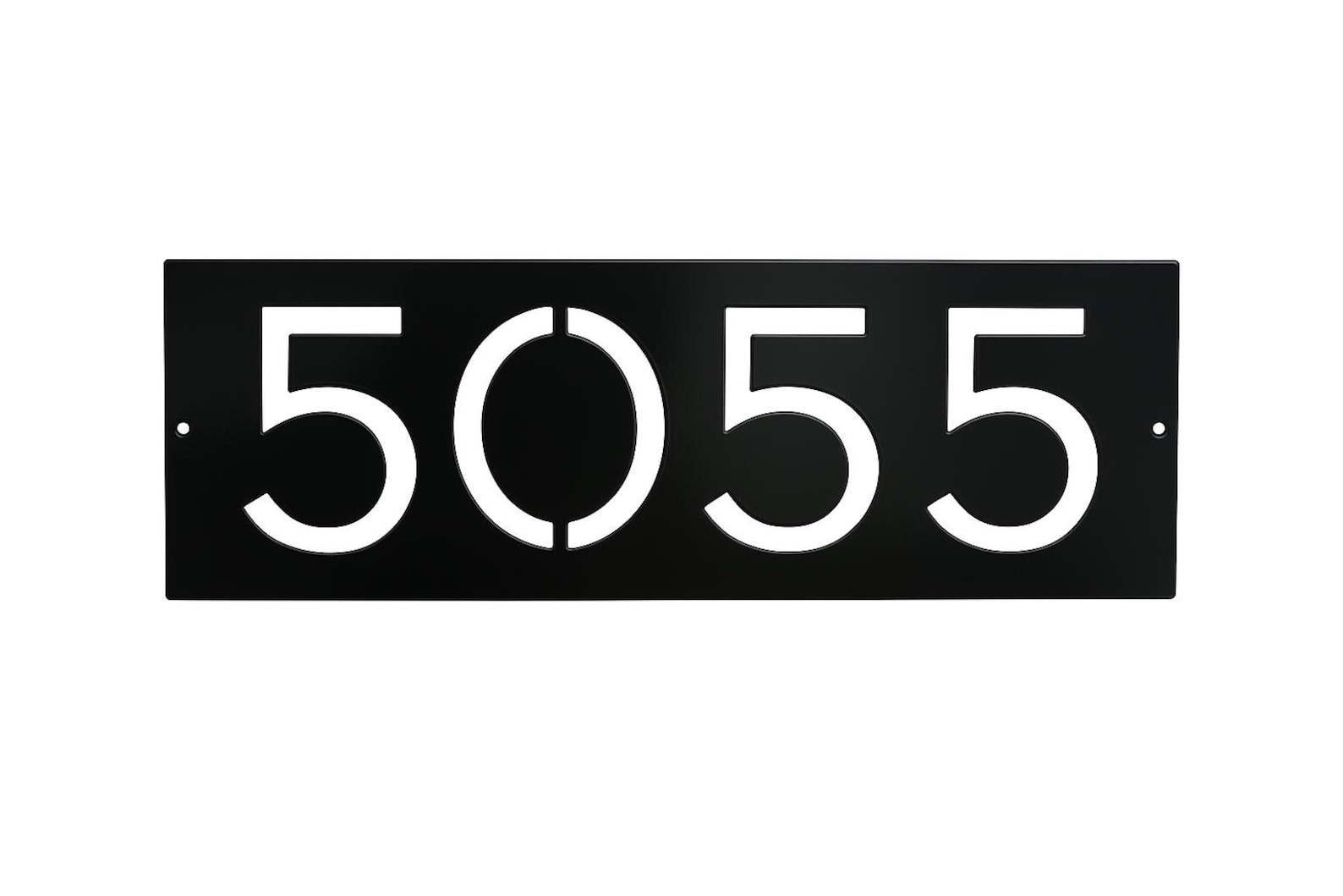 Horizontal Metal Address Sign, Modern Address Sign, Outdoor Address ...