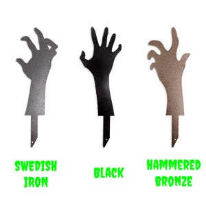 Zombie Hands Set, Zombie Hands Metal Yard Stakes, Zombie Decor, Zombie ...
