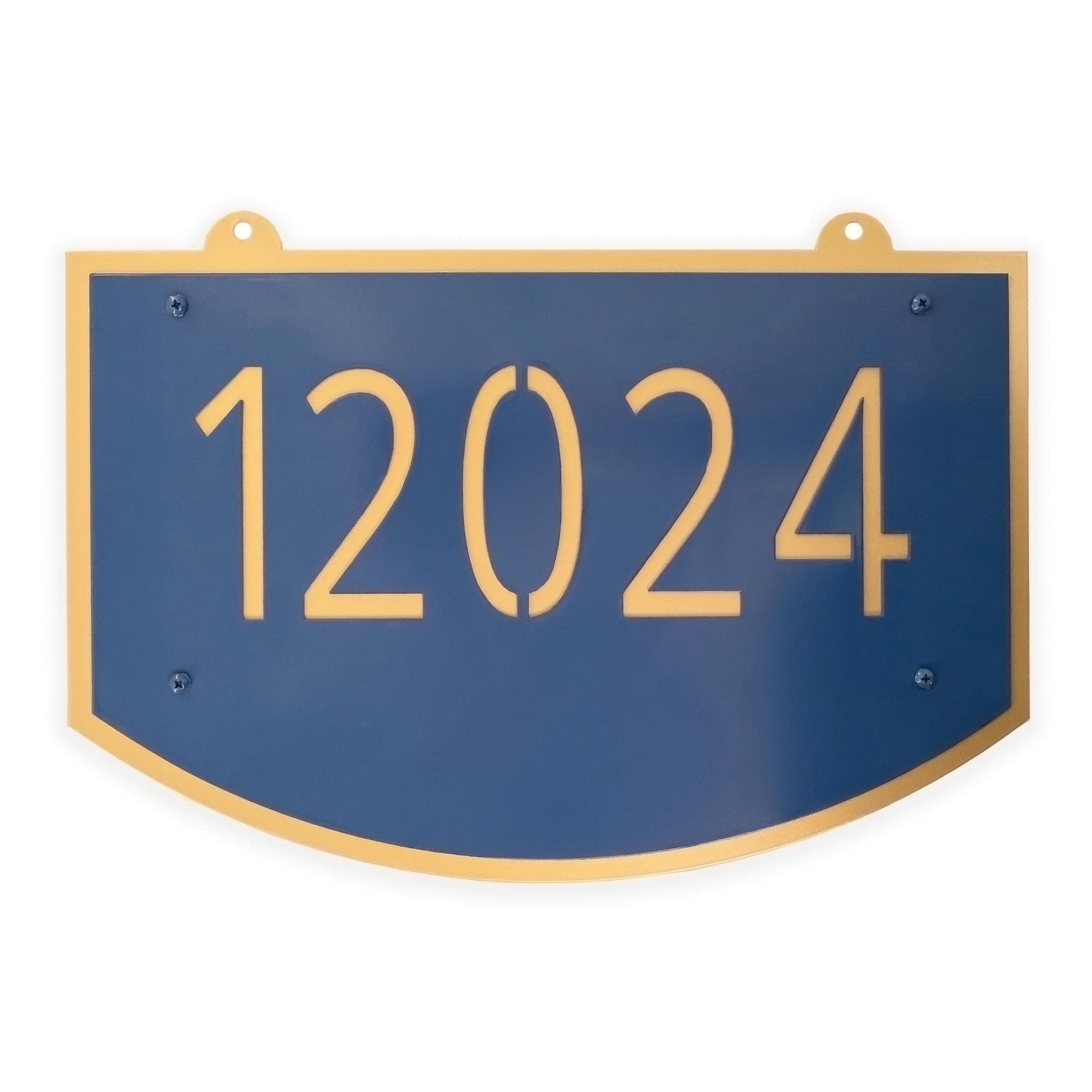 Double Sided Address Sign - Two-sided Hanging House Number Plaque - 26 ...