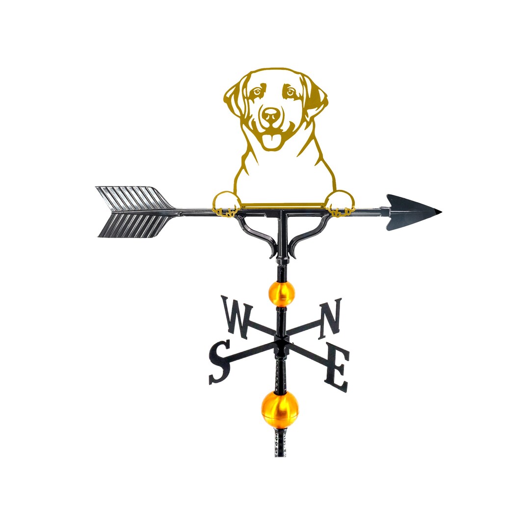 Custom Deluxe Dog Weathervane, Dog Breed Wind Vane, 14 Ornament Color ...
