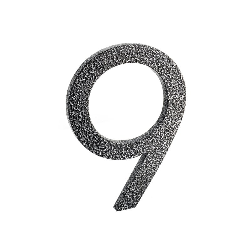 10 Inch Modern House Numbers & Letters, Floating or Flush, Durable ...