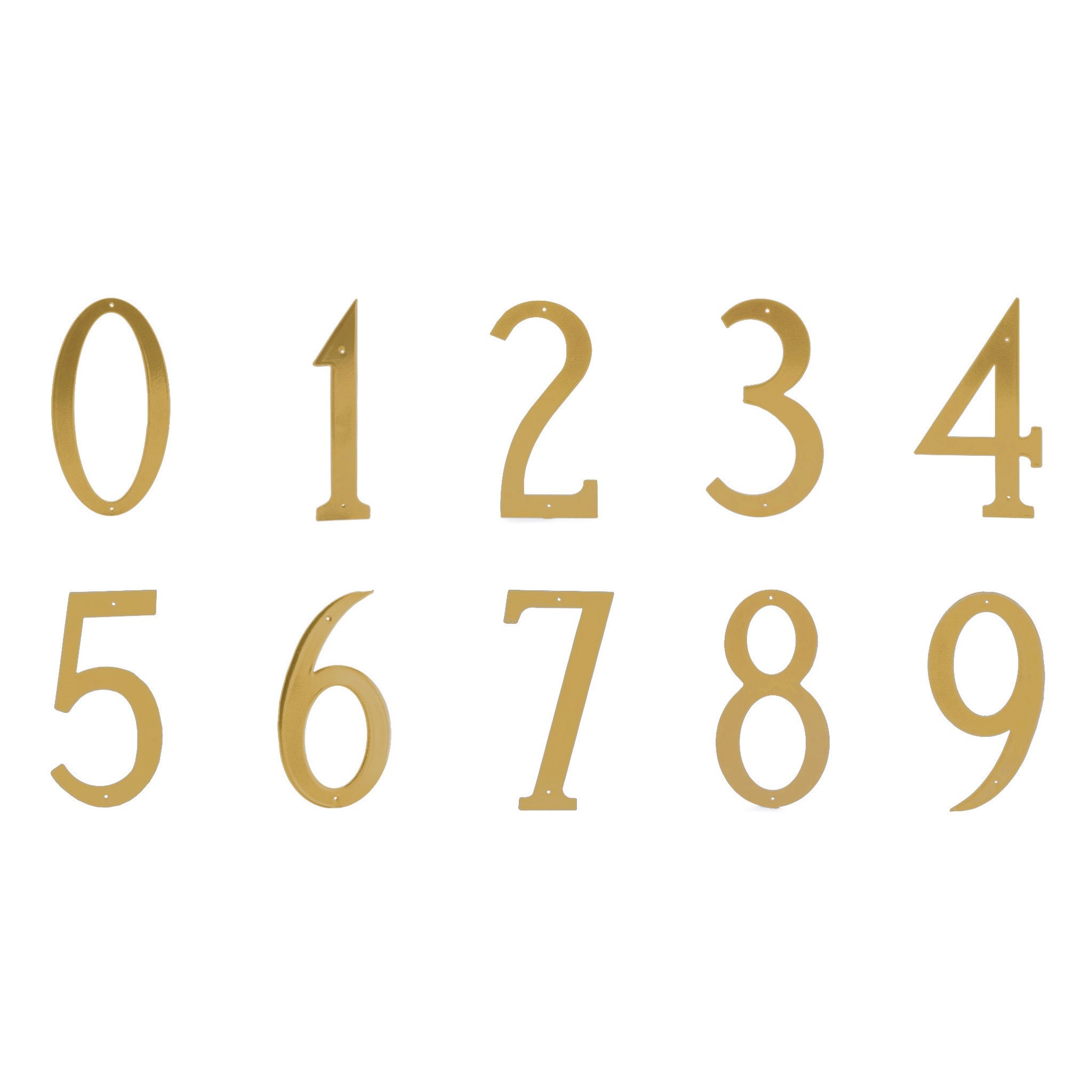 8 Inch Standard House Numbers Precision Cut Rust Proof - Etsy