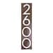Modern Address Sign, 4 Inch Floating Number Address Sign, 1-5 Digits ...