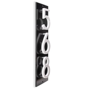 Modern Address Sign, 4 Inch Floating Number Address Sign, 1-5 Digits ...