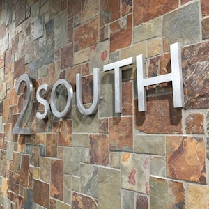 10 Inch Modern House Numbers & Letters, Floating or Flush, Durable ...