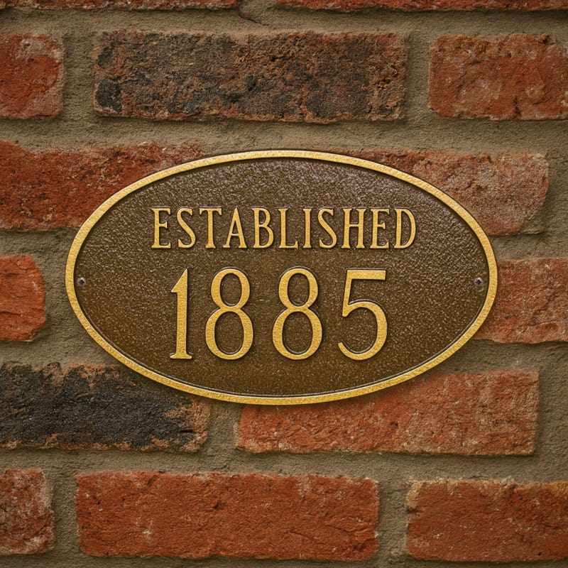 Wall Plaque Established - Etsy