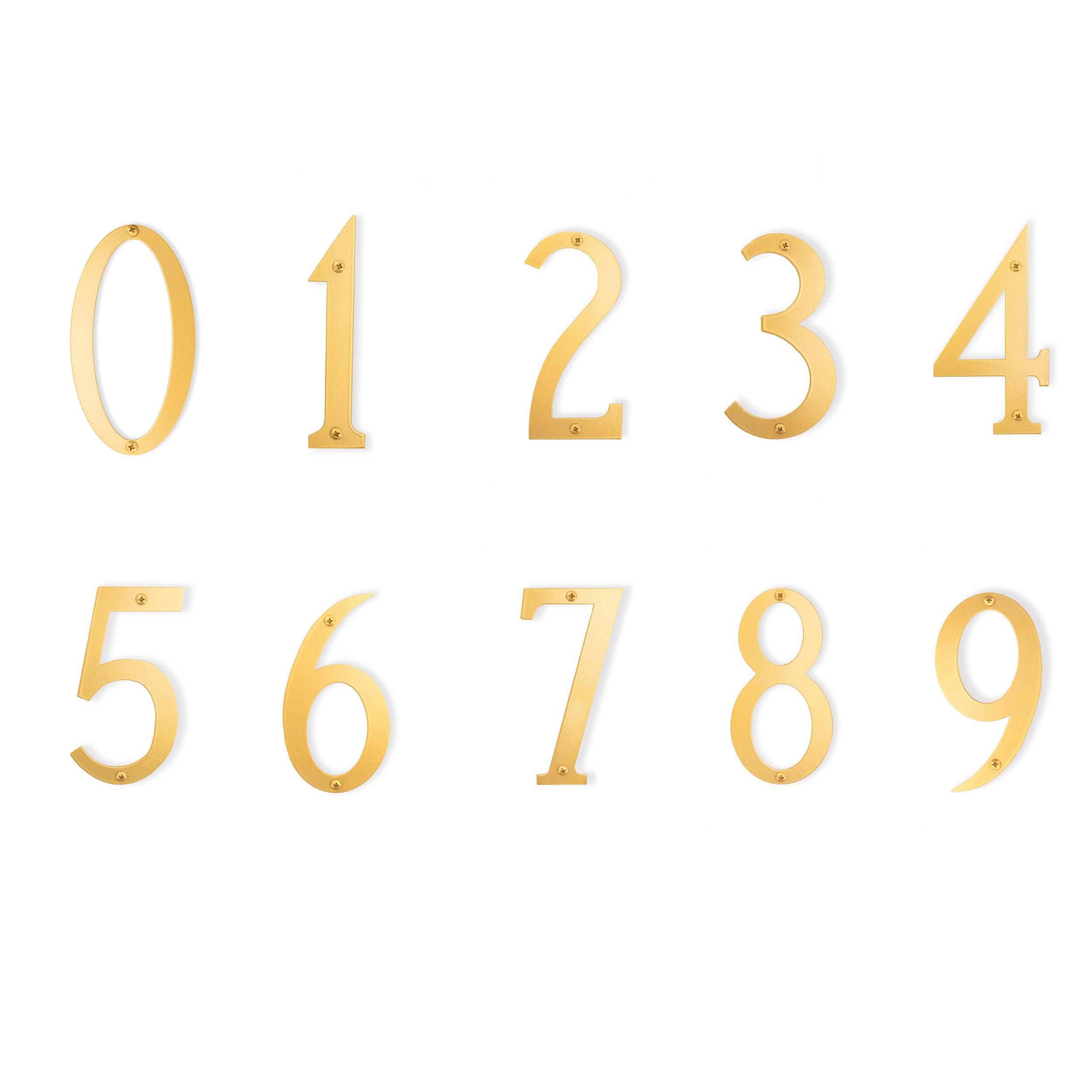 6 Inch Tall Floating House Numbers for Outside - Home Address Numbers ...