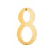 6 Inch Tall Floating House Numbers for Outside - Home Address Numbers ...