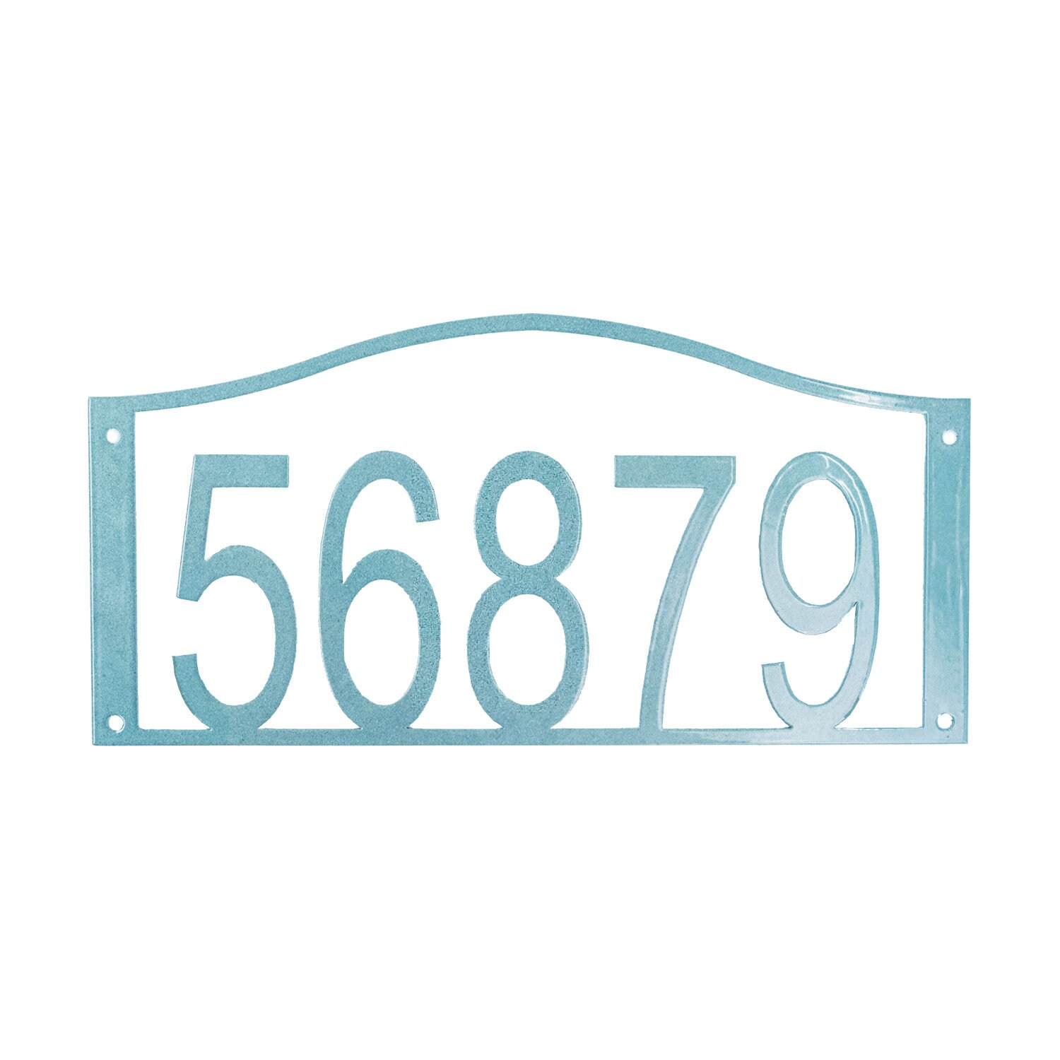 Custom House Number Arch Address Sign Modern Metal Outdoor - Etsy