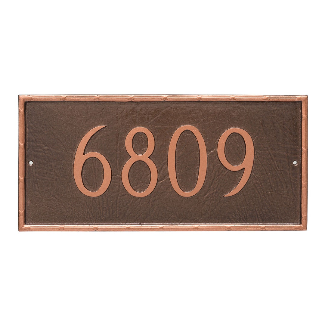 Personalized Address Plaque, Washington Rectangle Plaque, One Line ...
