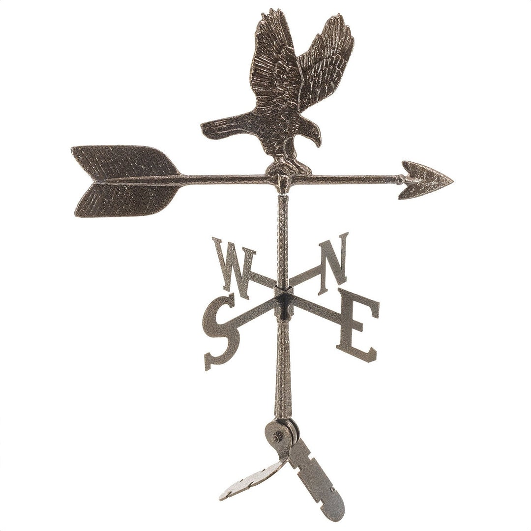 Eagle Weathervane, Outdoor Weather Vane With Ornament, Roof Metal Decor ...
