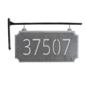 Double Sided Address Sign - Two-sided Hanging House Number Plaque - 26 ...