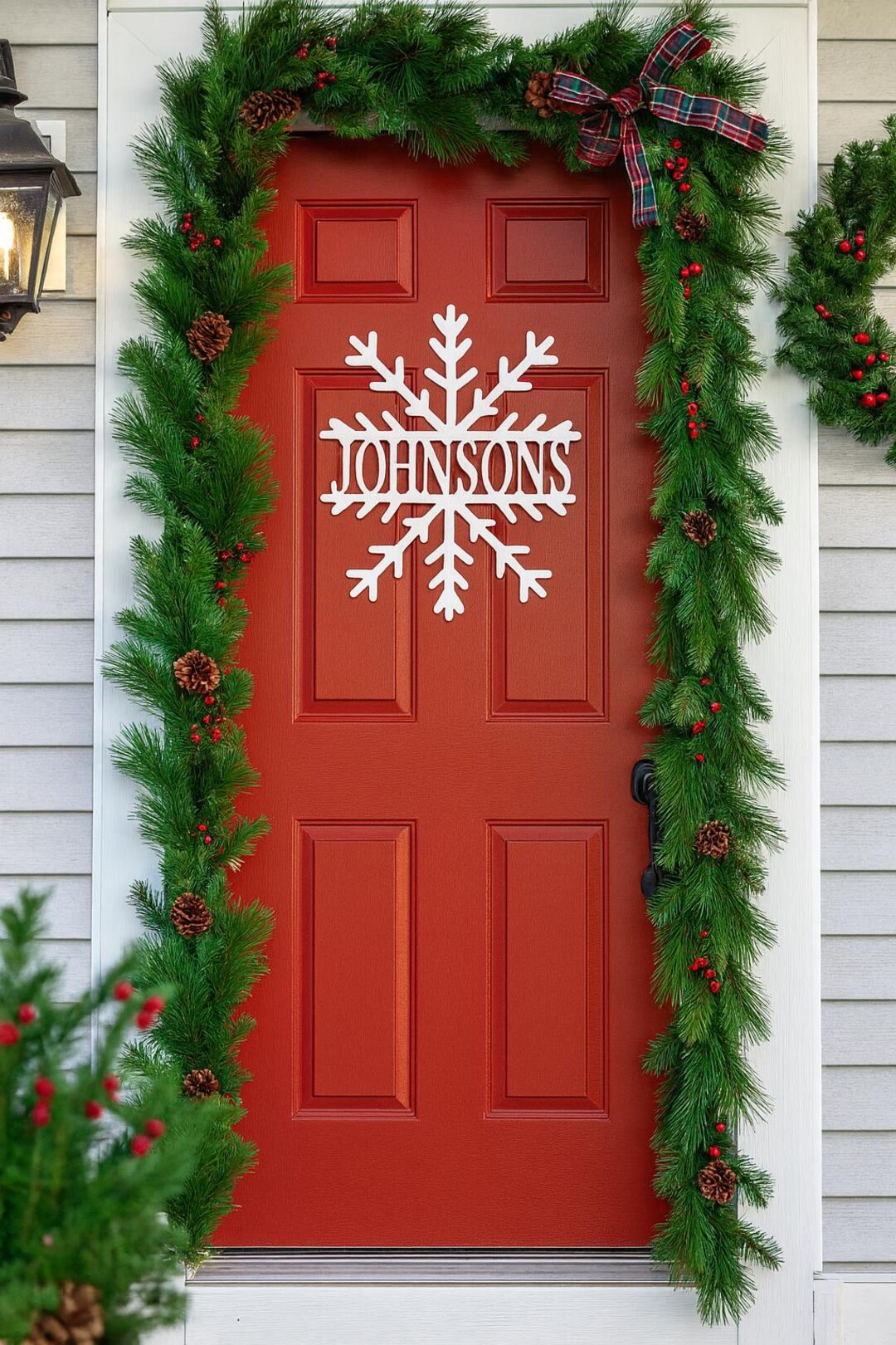 Metal Christmas Snowflake With Name, Holiday Decor, Christmas Gift ...