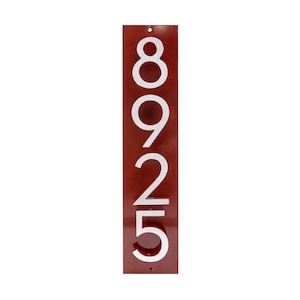 Modern Address Sign, 4 Inch Floating Number Address Sign, 1-5 Digits ...
