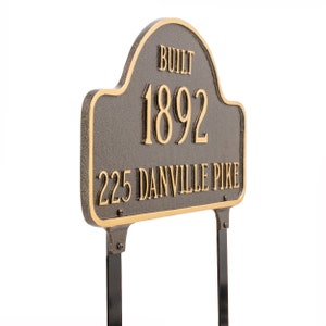 Historical Arch WALL or LAWN Plaque Signs - Circa, Established, Founded ...
